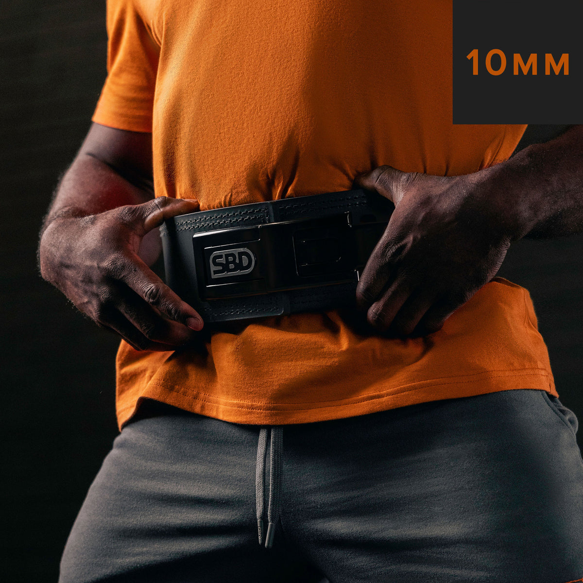 SBD Forge 10mm Belt | 10mm Lifting Belt | Grey Black Lever Belt – SBD ...