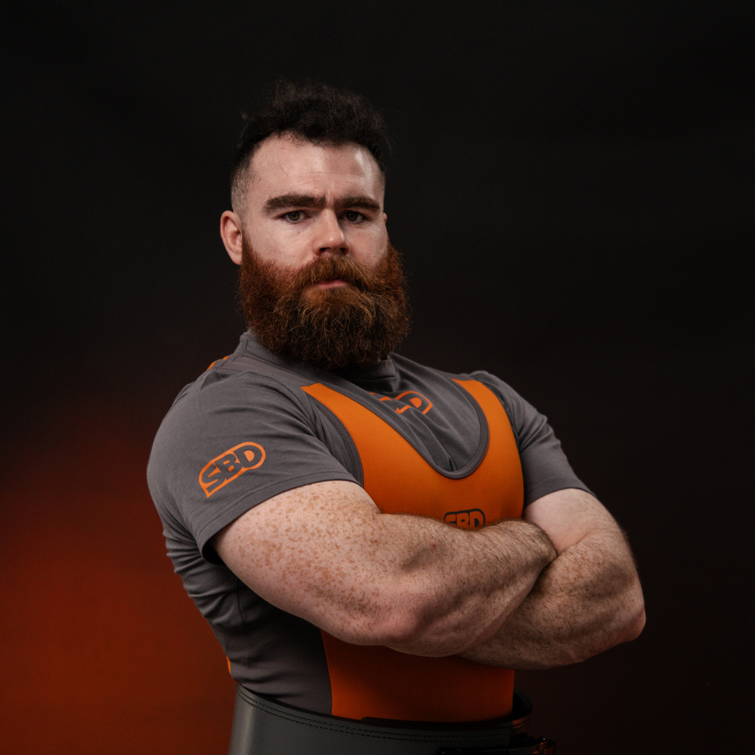 SBD Forge Competition Men's T-shirt | Grey and Orange Gym Shirt – SBD ...