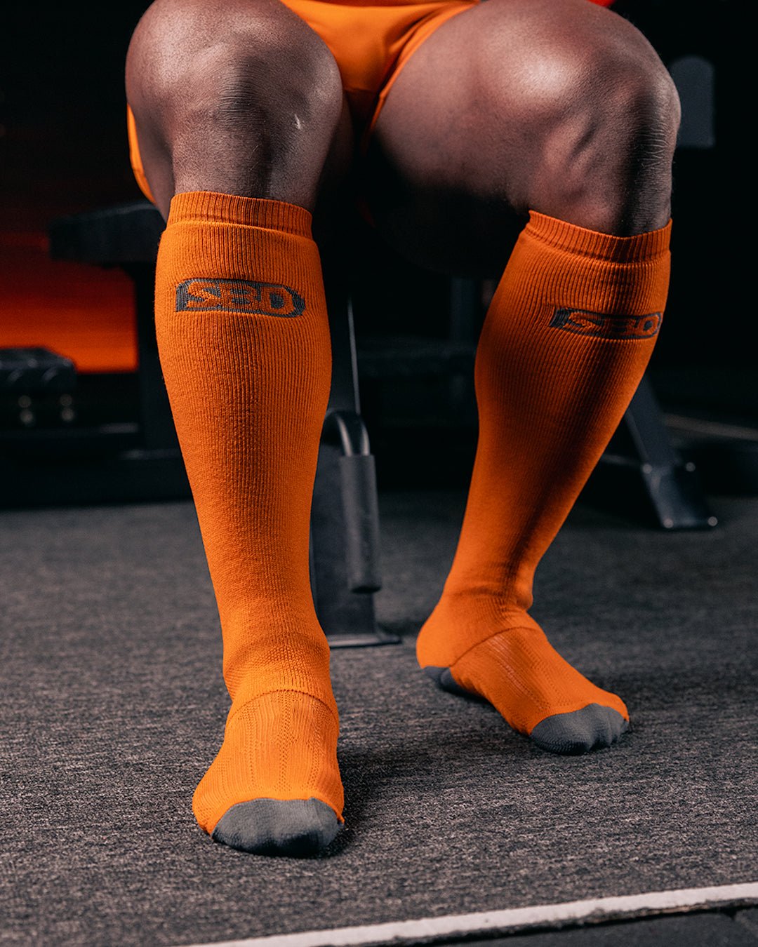 SBD Forge Orange Deadlift Socks | Official Gym Apparel | SBD Ireland ...