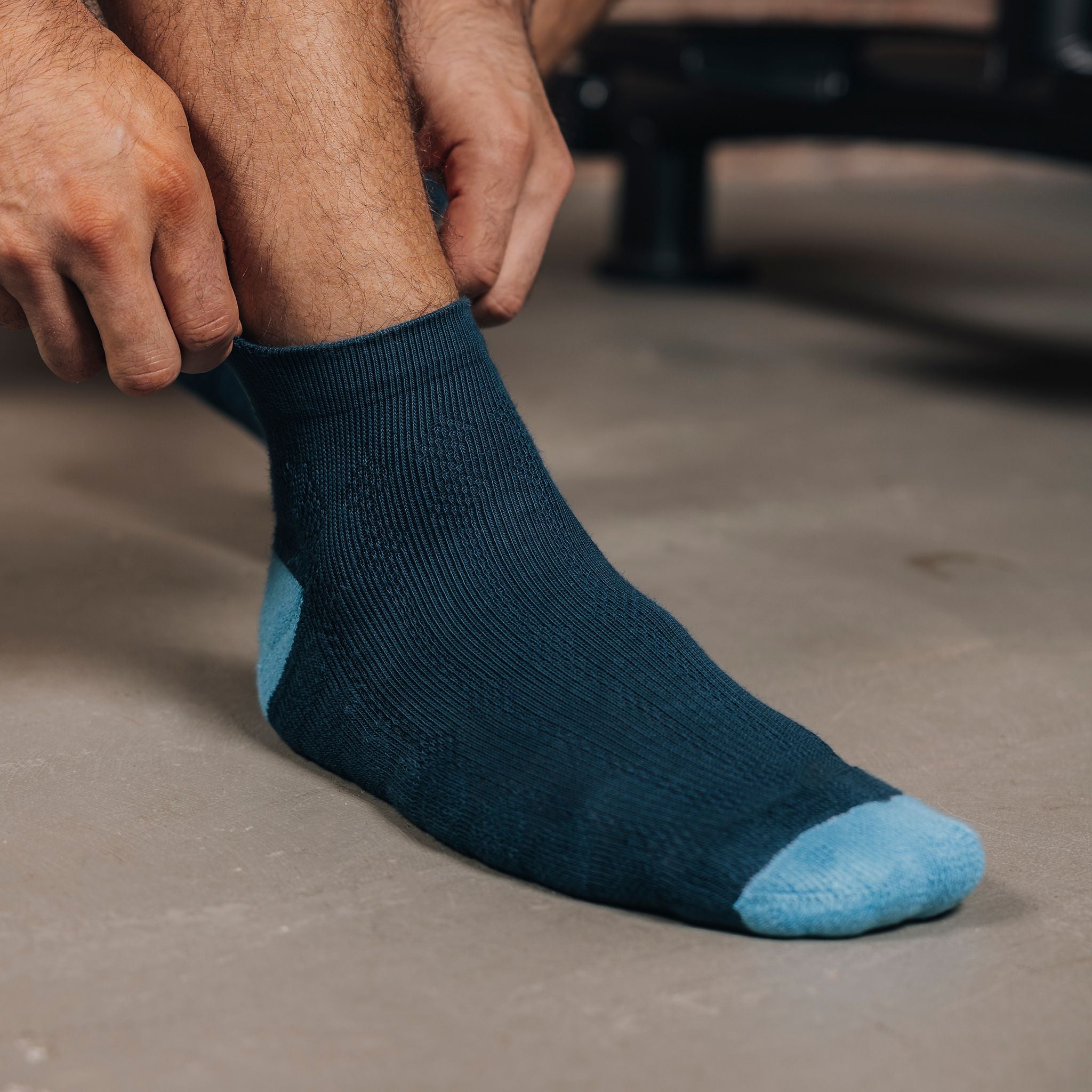 SBD Reflect Trainer Socks | Blue Trainer Socks For Gym | SBD Ireland ...