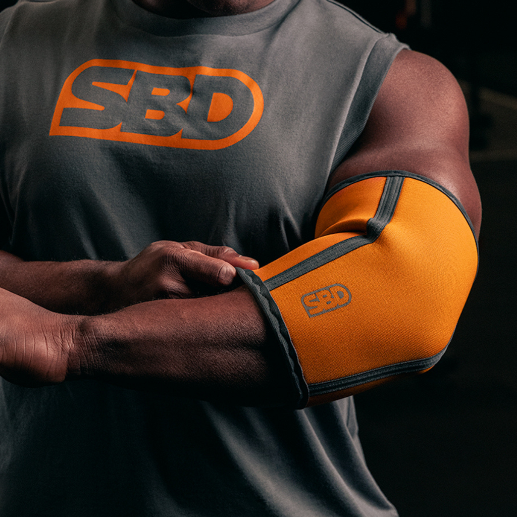 SBD Forge Elbow Sleeves | Elbow Sleeves For Gym | Orange Elbow Sleeves ...