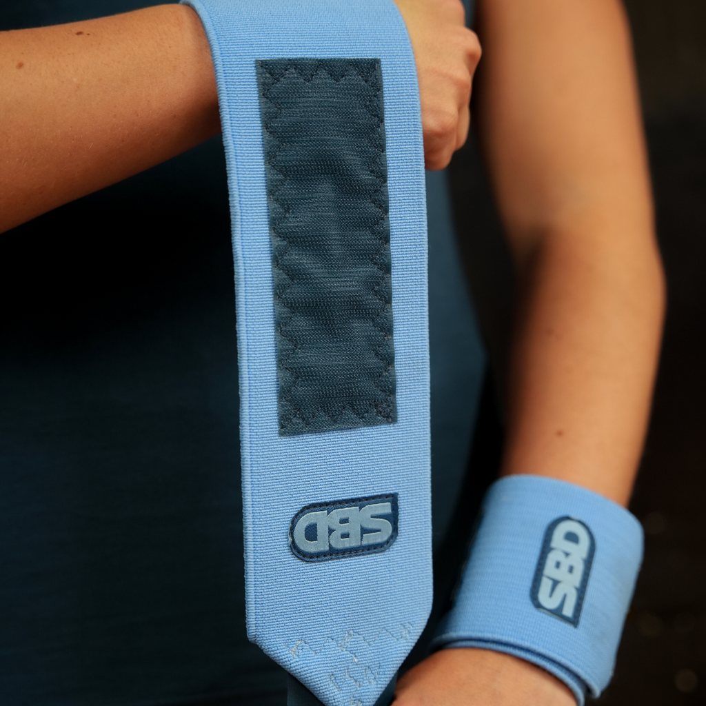 SBD Reflect Stiff Wrist Wraps | Blue Wrist Wraps For Gym – SBD Apparel ...